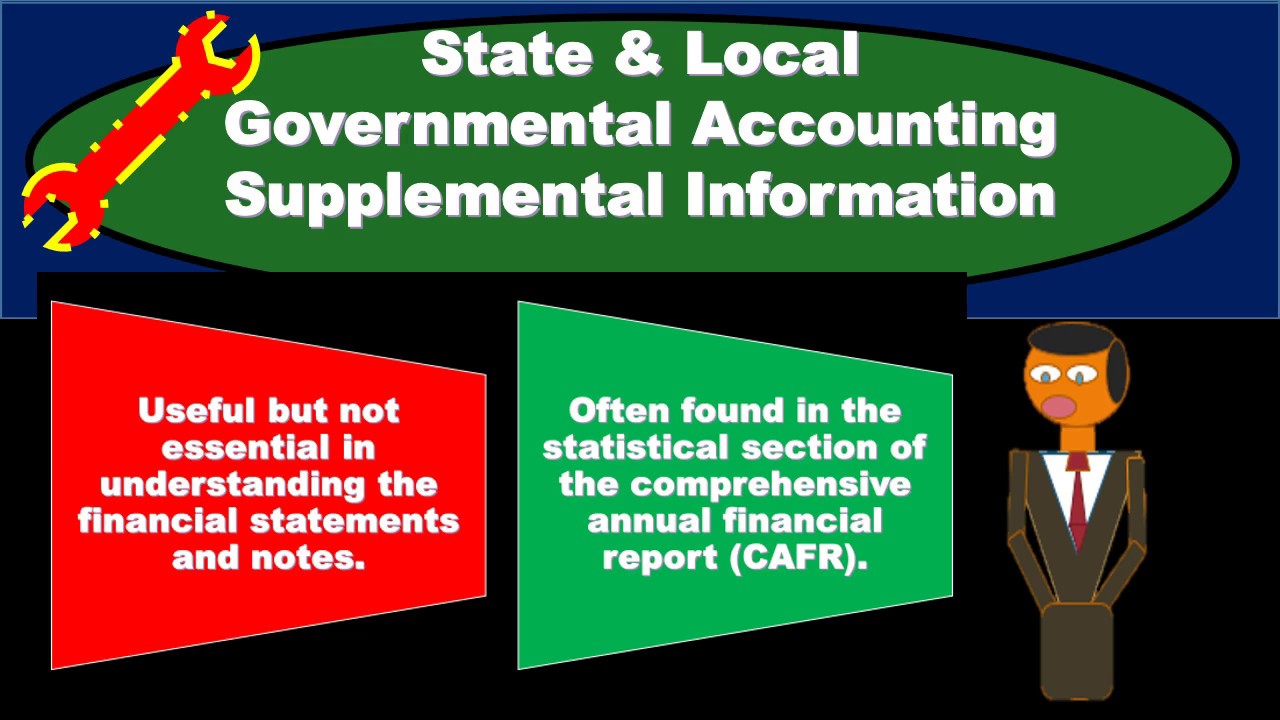 State & Local Governmental Accounting Supplemental Information - YouTube