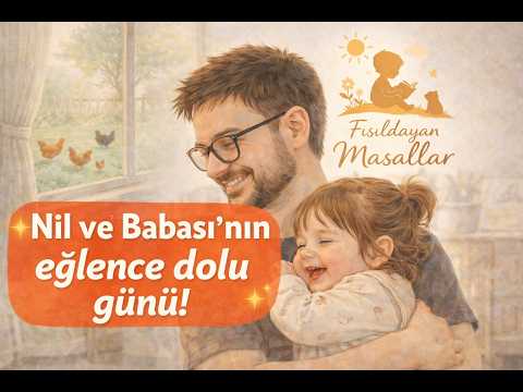 Nil ve Babası’nın Eğlence Dolu Günü | Sıcacık Bir Aile Masalı 🌿 Bebek İçin Masallar! Eğitici