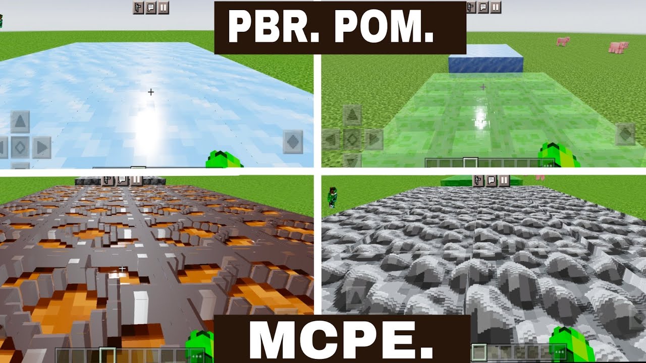 PBR Pom Texture pack for mcpe 1.18 || Support 6/8 gb device || #mCaper ...