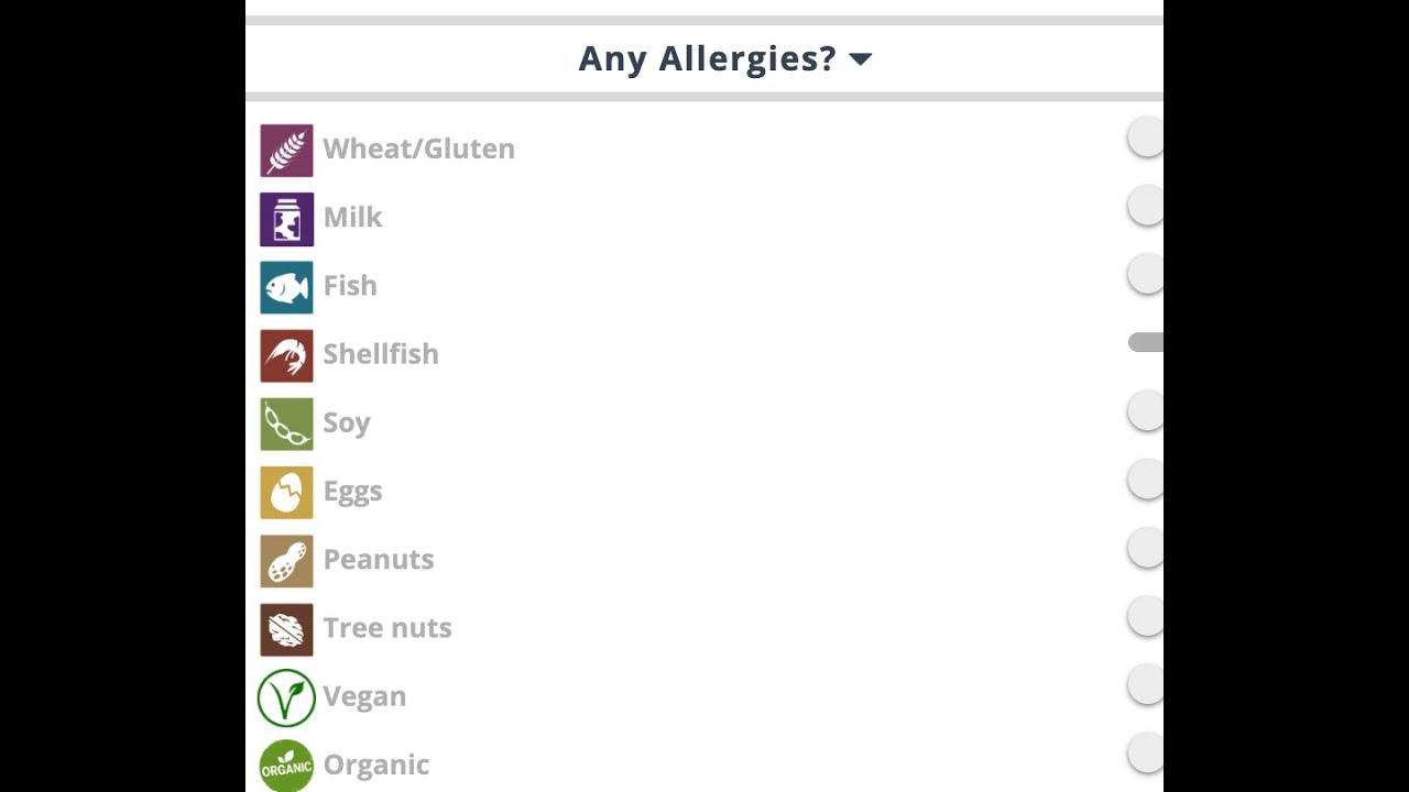 How to add Allergens icons into your Digital Menu? - YouTube