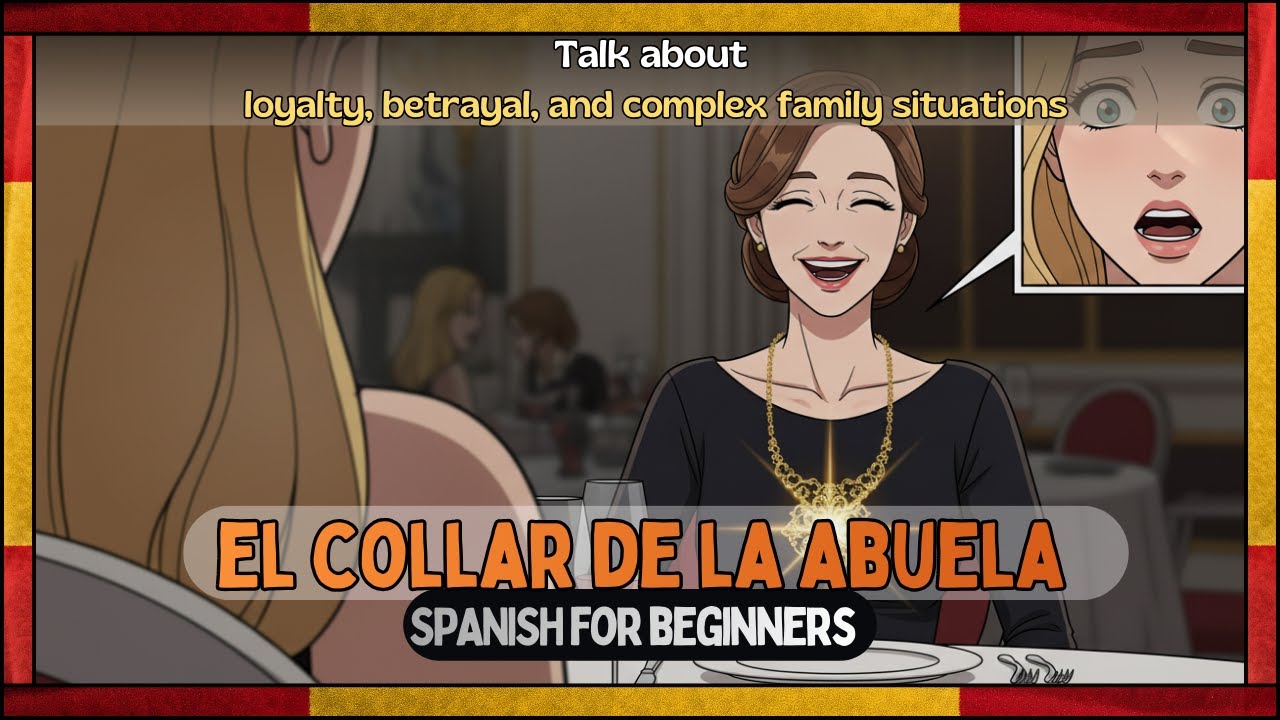 Spanish Stories for beginners | El collar de la abuela | A2-B1 Stories ...