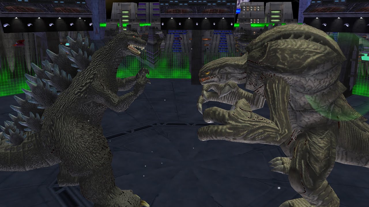 Godzilla Destroy All Monsters Melee: Godzilla 90's VS Orga (Hard) [GCN] - YouTube