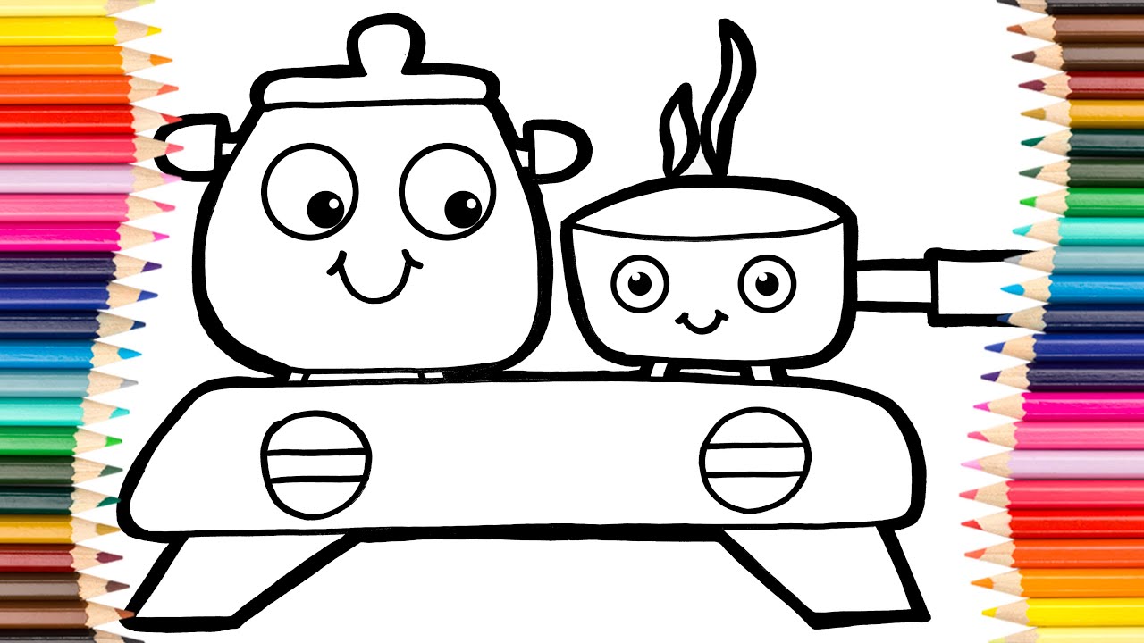 How to Draw Cooking - YouTube