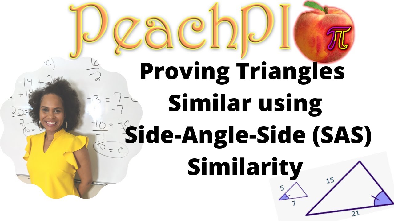 Proving Triangles Similar using Side-Angle-Side (SAS) Similarity - YouTube
