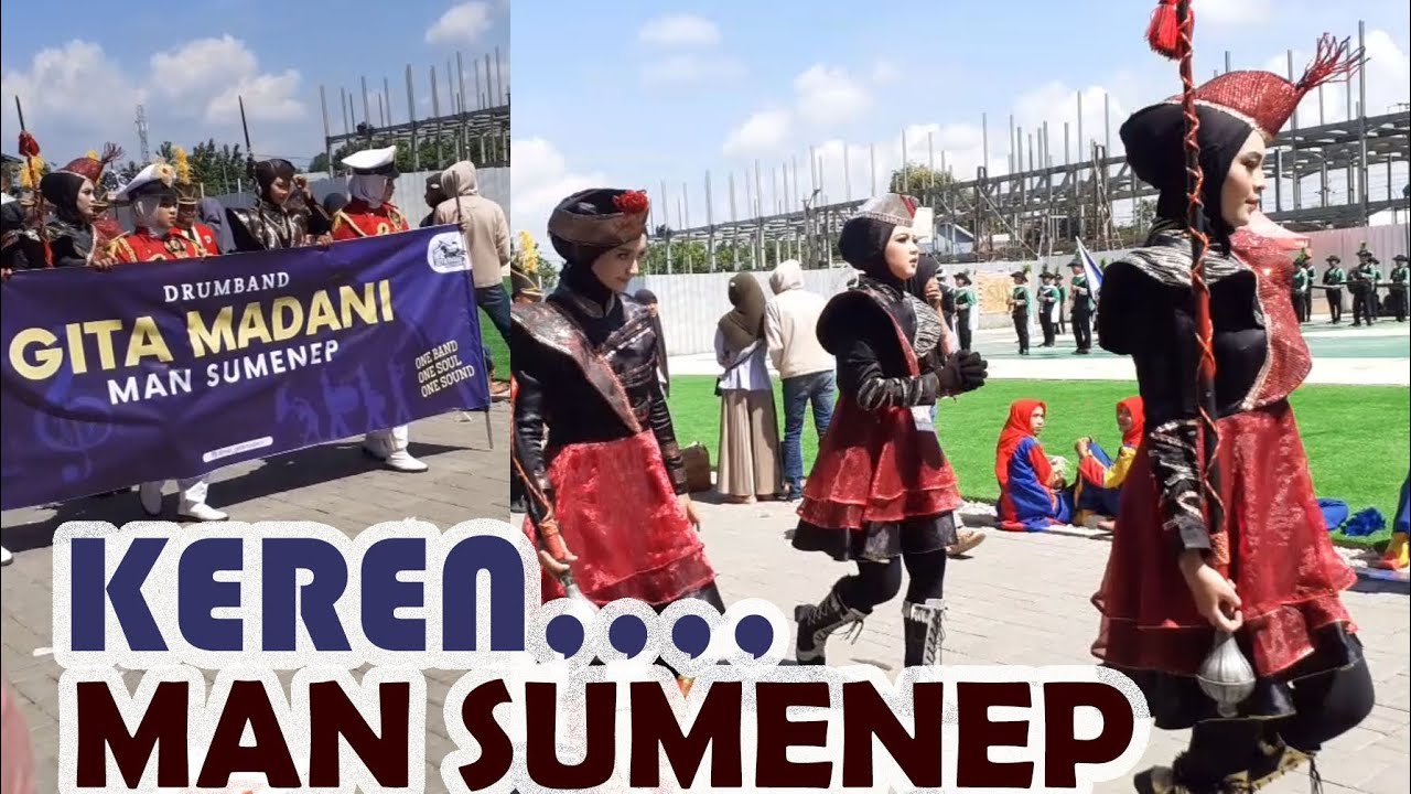 Drumband Gita Madani MAN Sumenep Keren tampil pada Uniba Festival (U ...