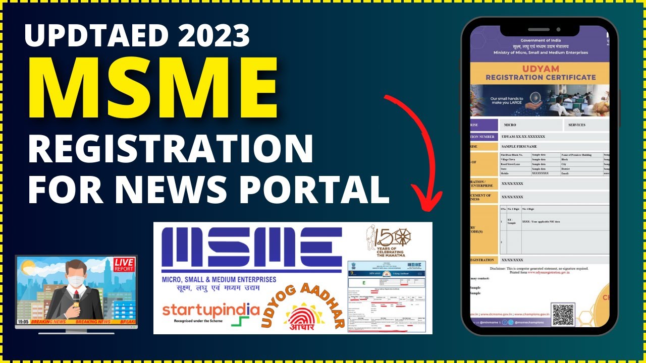 MSME UDHYAM REGISTRATION 2023 | #msmeregistration | #msme - YouTube