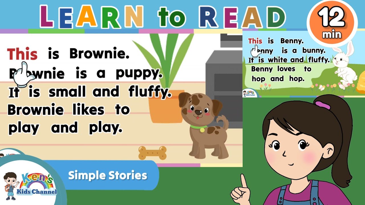 Practice Reading Simple Stories "This is" | English Reading Lesson for ...