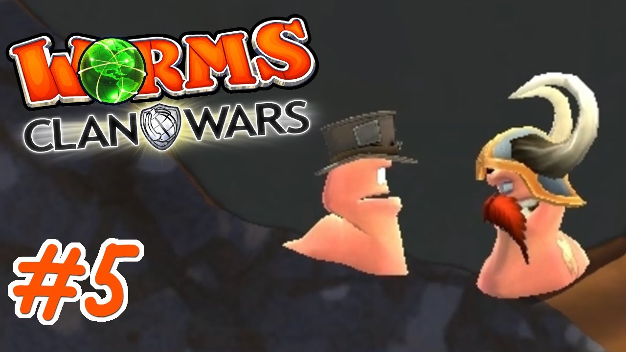 Worms Clan Wars Let's Play [Part 5] - Drunk Viking Worm - YouTube