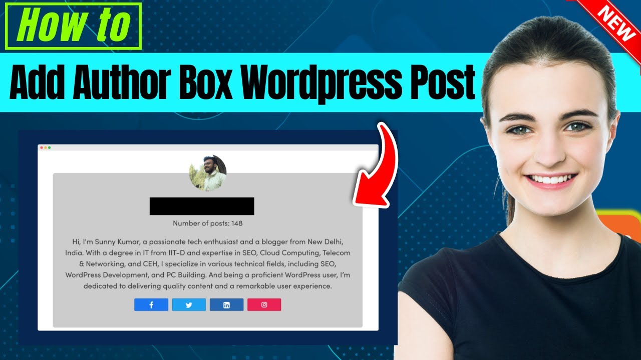 How To Add An Author Box below wordpress post | Full Guide - YouTube