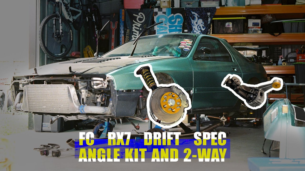 BIG RX7 upgrades, budget Angle Kit and a real Diff - YouTube
