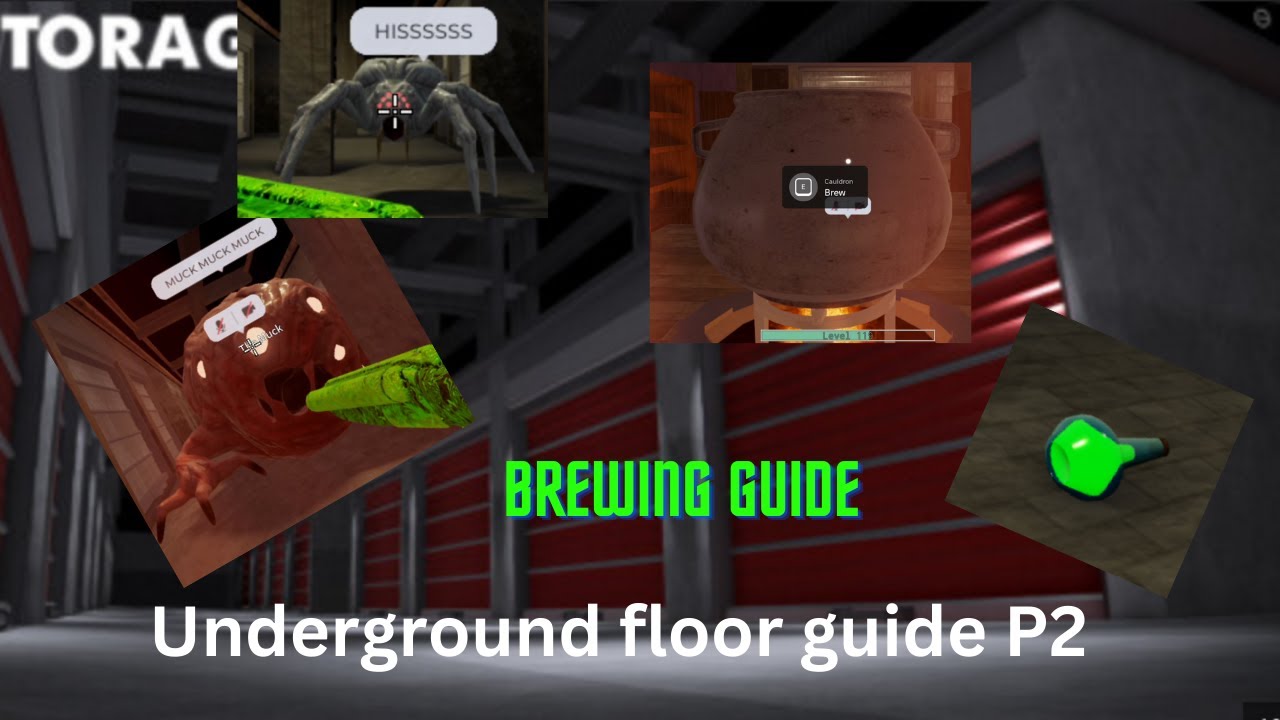 Roblox The Storage - V1.6 underground floor guide P2 (brewing guide ...