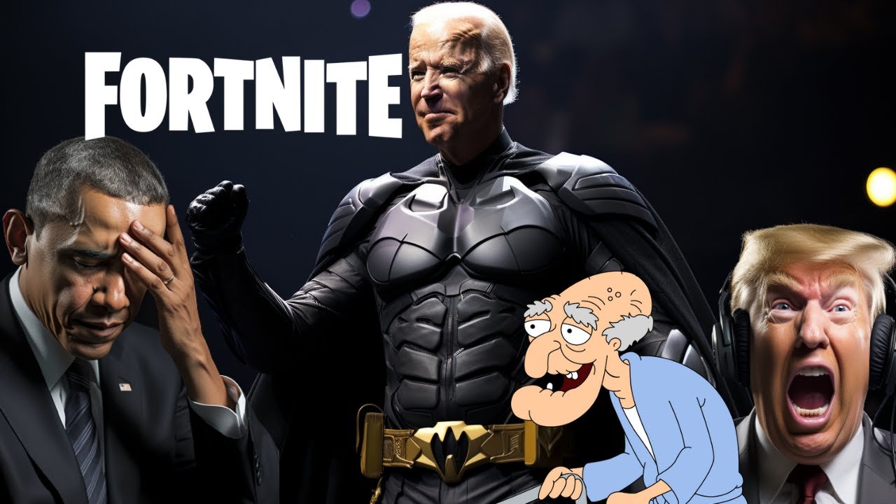 Presidents Play Fortnite Hunger Games (Obama Trump Biden) with Viewers ...