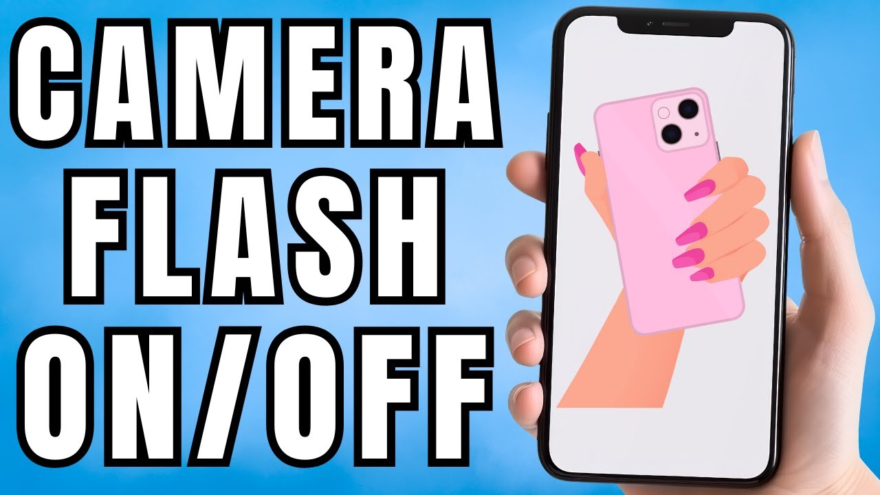 How to Turn On Or Off Camera Flash On iPhone - YouTube