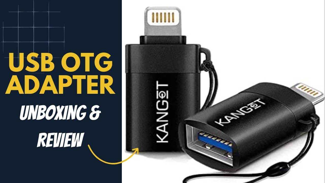Kanget USB OTG for iPhone:iPad Unboxing & Review - YouTube