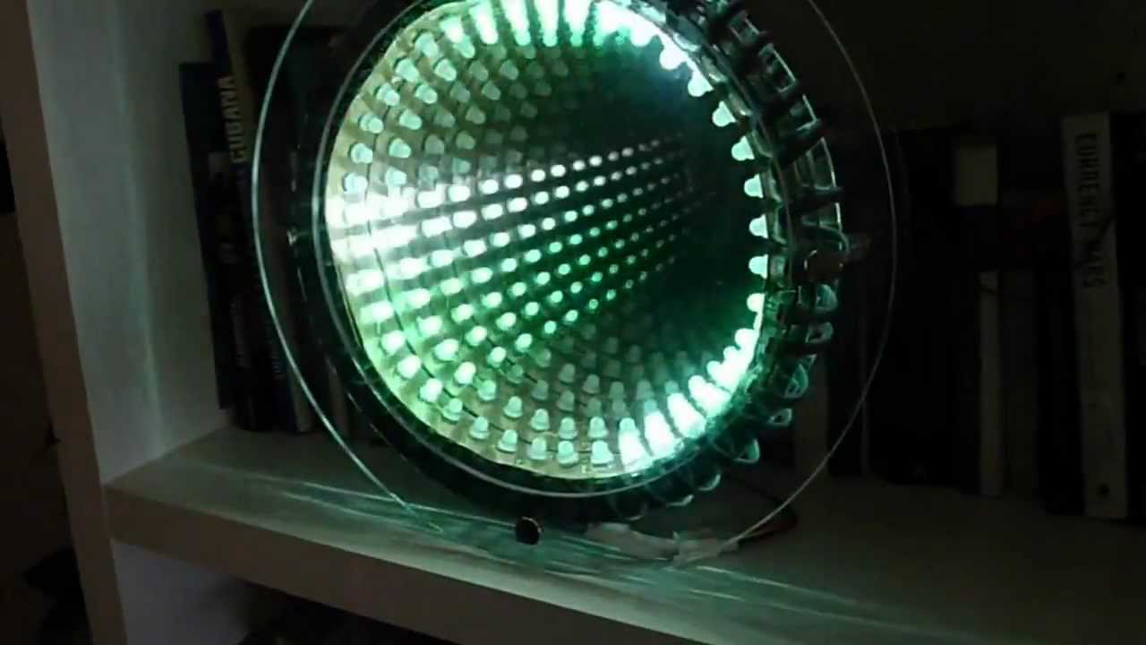 Espejo infinito interactivo / Interactive infinity mirror - YouTube