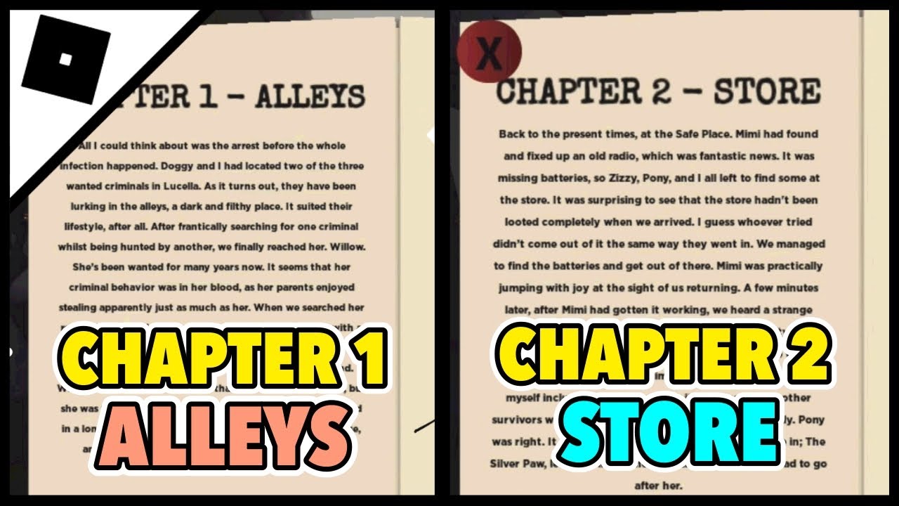 ALL PAGE LOCATIONS for CHAPTER 1 ALLEYS & CHAPTER 2 STORE in PIGGY ...