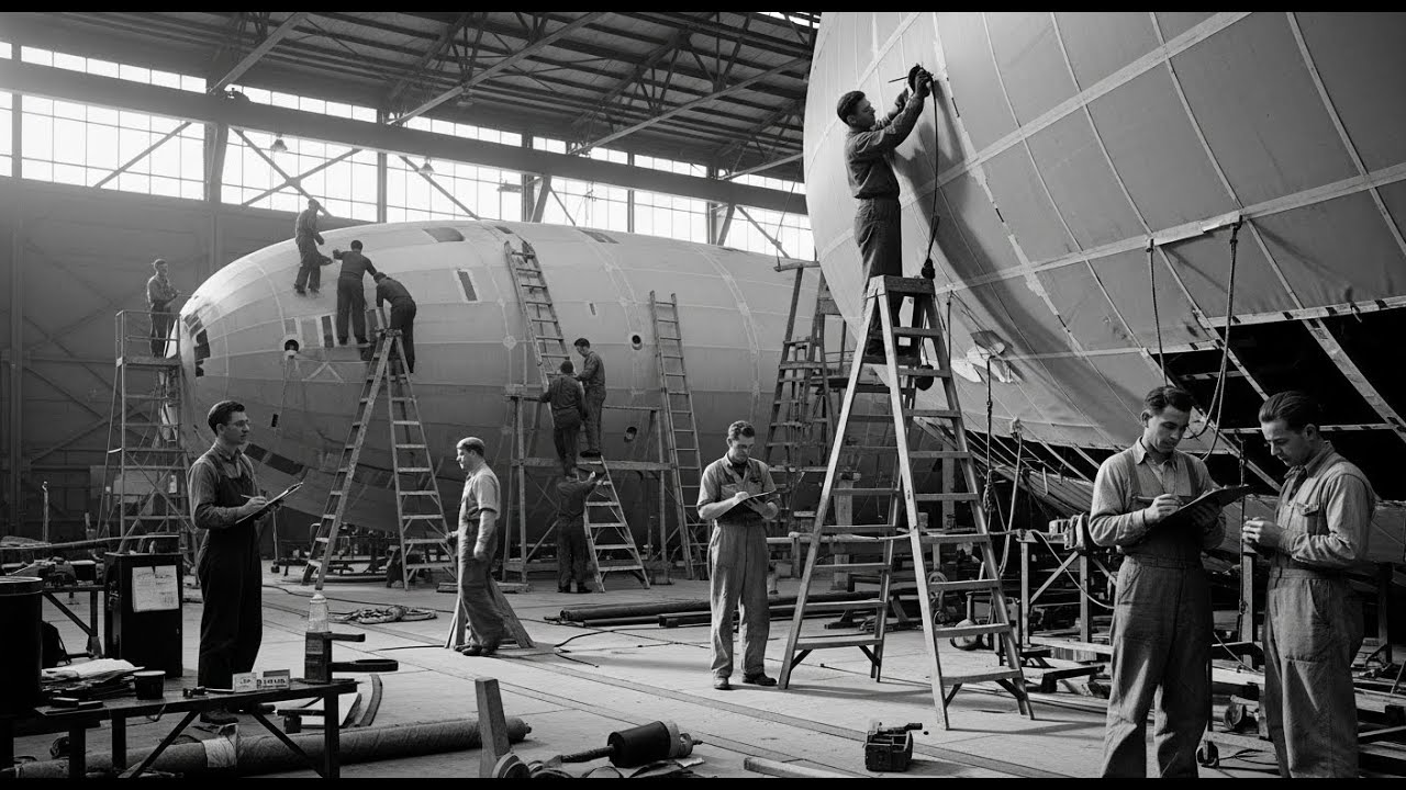 America Had No Airships in 1942 So Goodyear Manufactured Rigid Hulls ...