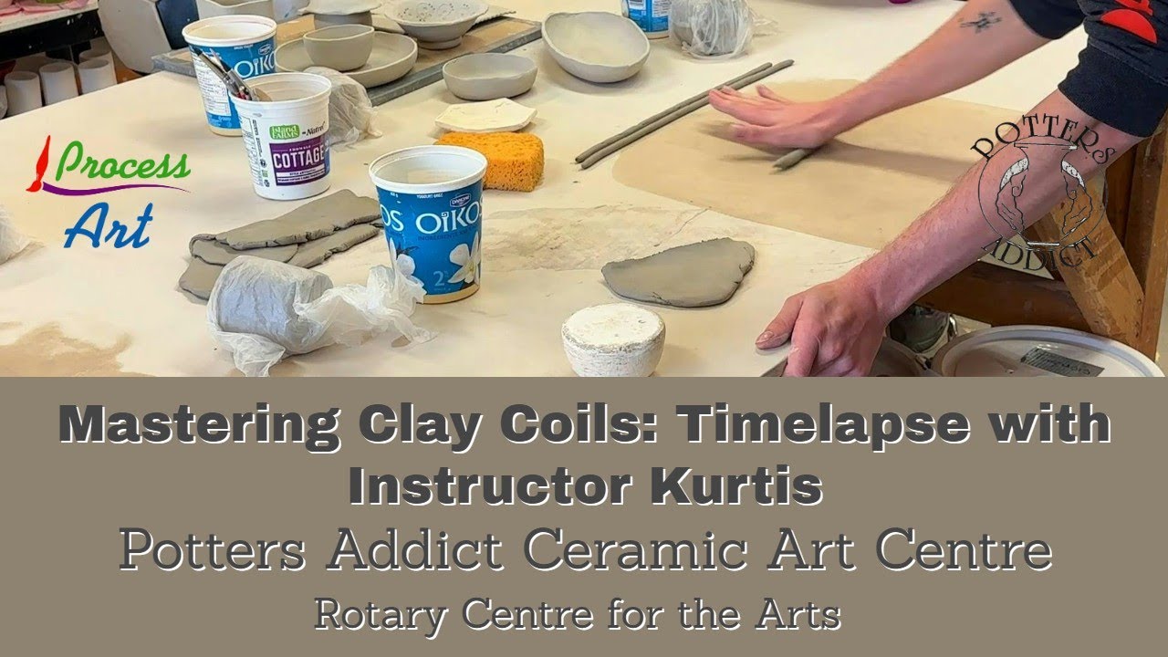 Pottery: Mastering Clay Coils: Timelapse with Instructor Kurtis - YouTube