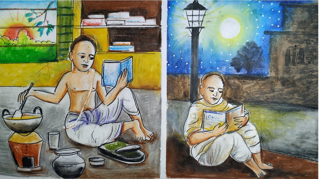 vidyasagar drawing easyily,ishwar chandra vidyasagar painting by oil ...