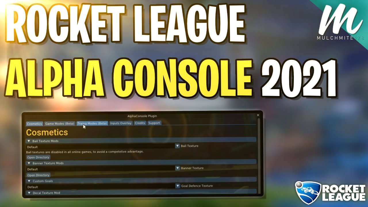 HOW TO GET ALPHA CONSOLE ON ROCKET LEAGUE *UNDERGLOW AND MORE!* - YouTube