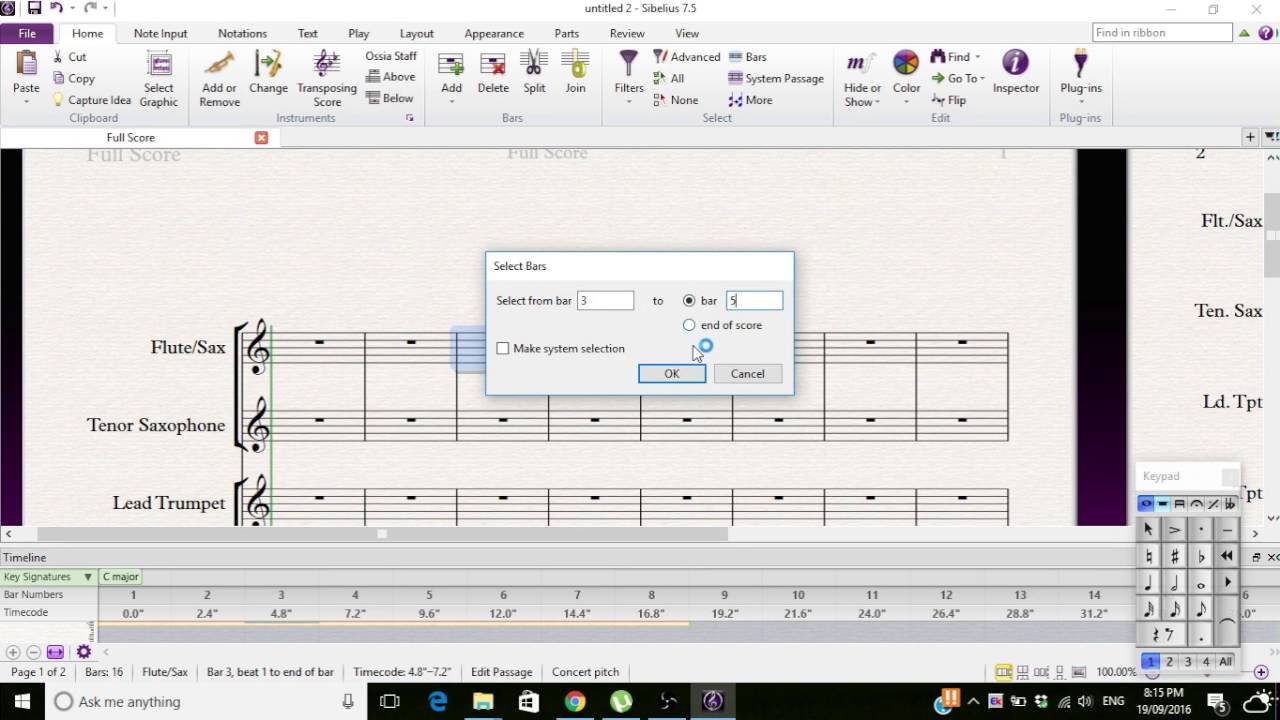 Sibelius Tutorials - Selection Tools! - YouTube