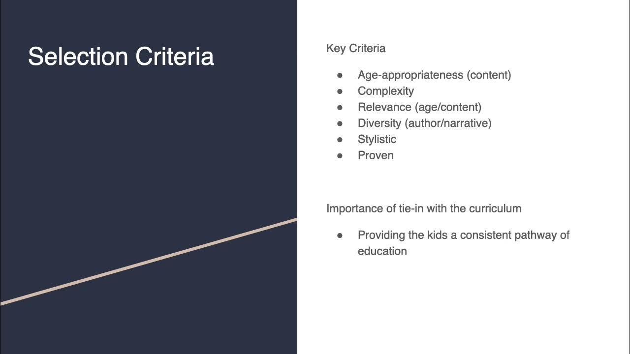 Selecting Rich Texts for Instruction - YouTube