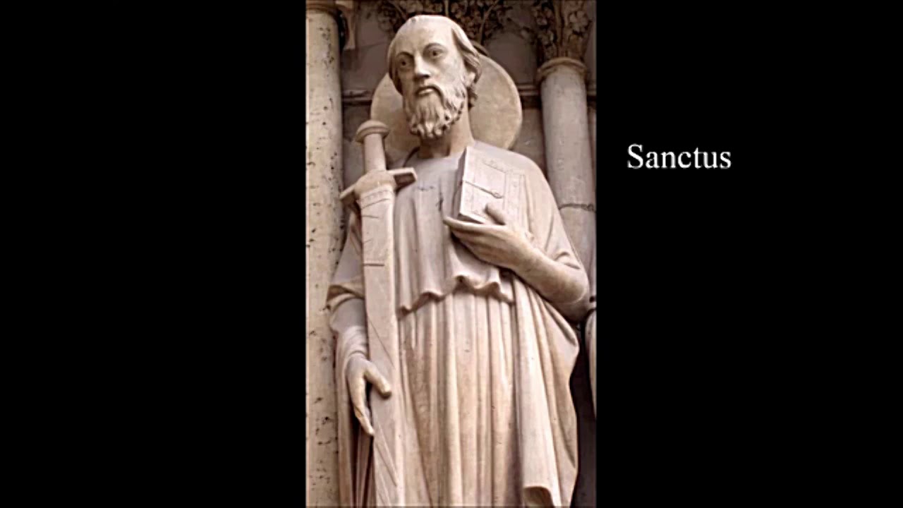 Sanctus messe St Paul - YouTube