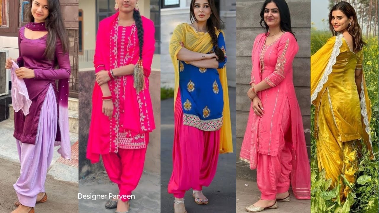 Salwar kameez ke design patiala or punjab wale ♥️ - YouTube
