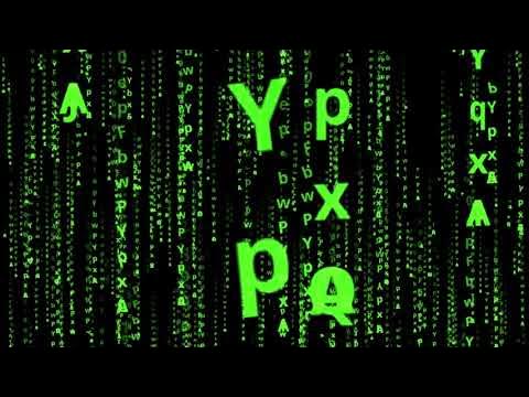 looping matrix style Cyrillic alphabet code rain effect #matrix # ...