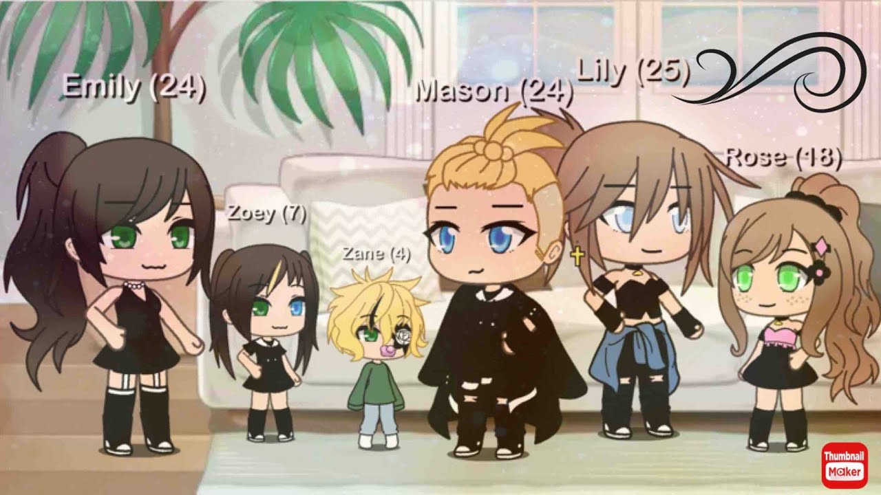 Growing up together then becoming lovers || Gacha life - YouTube