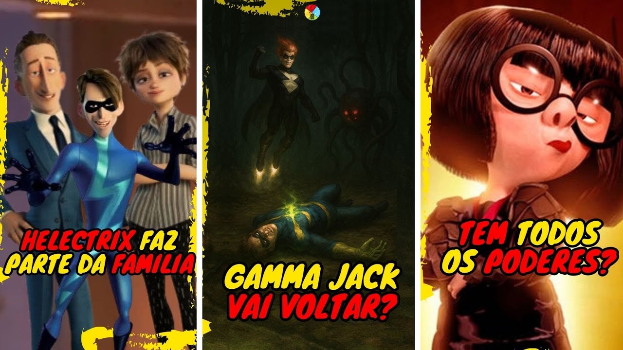 GAMMA JACK, HELECTRIX E SR. INCRÍVE... Curiosidades os incríveis ...