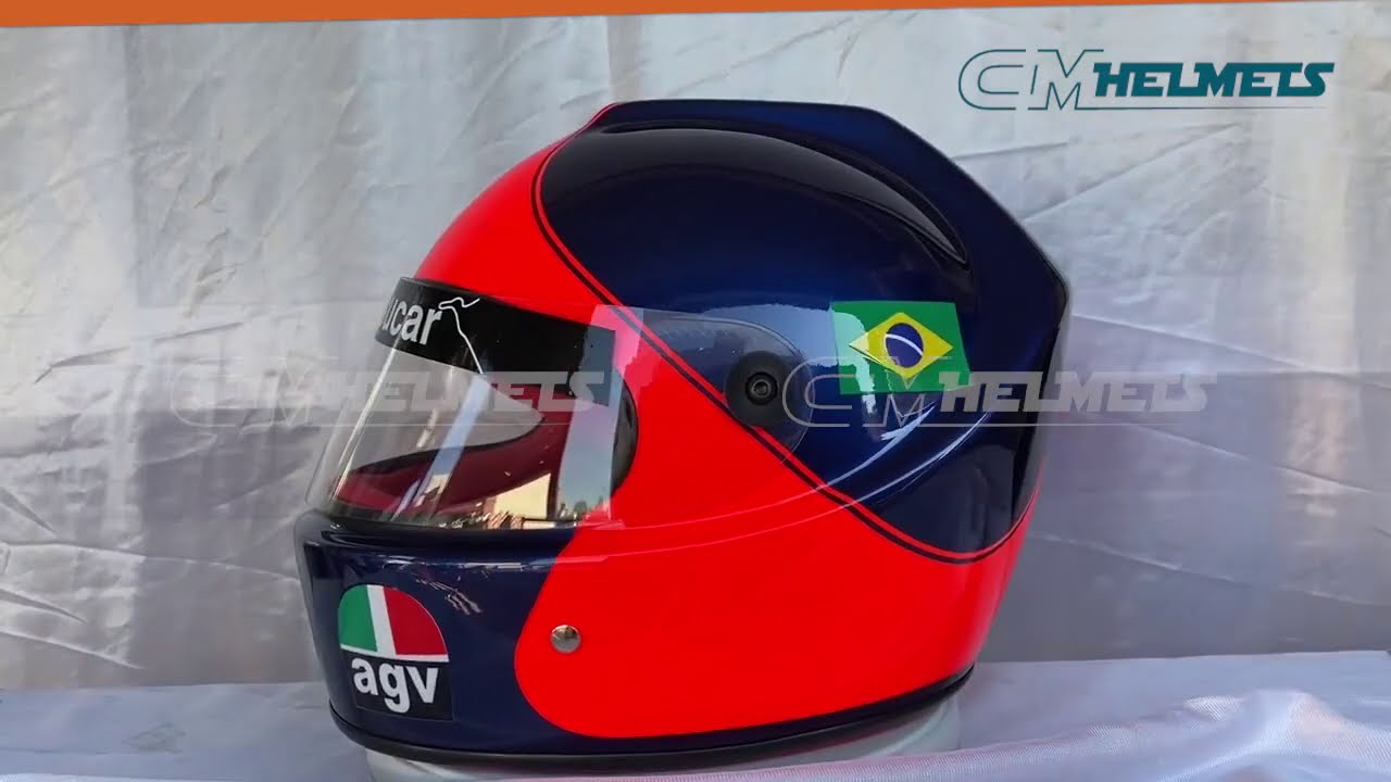 Emerson Fittipaldi 1977 F1 Replica Helmet Full Size - YouTube