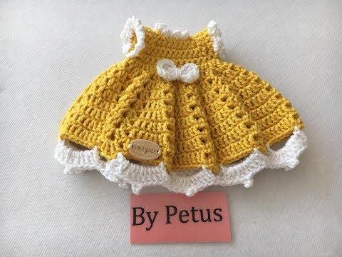 Como tejer vestido mini Carolina amigurumis Petus CUARTA PARTE