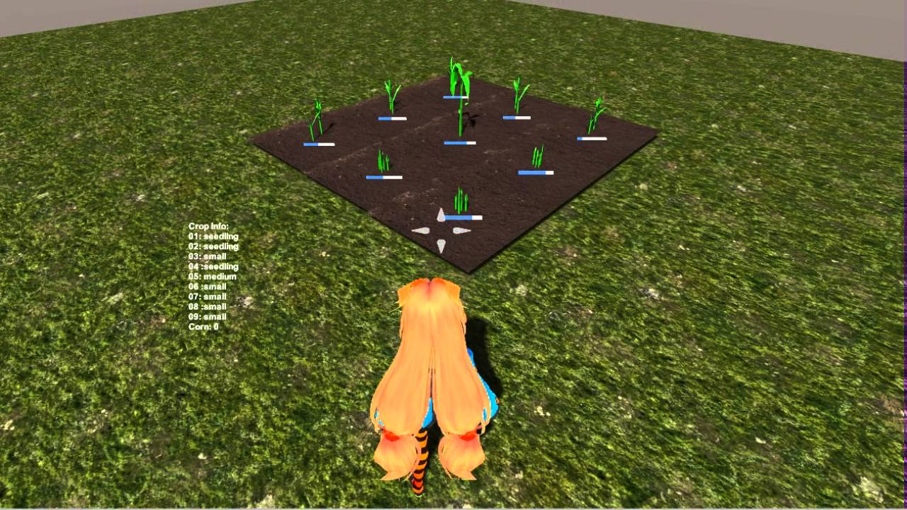 Plant of Corn (by unity) - YouTube