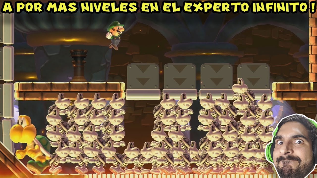A POR MAS NIVELES EN EL EXPERTO INFINITO !! - Super Mario Maker 2 con ...