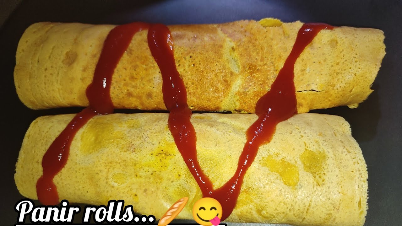 Panir rolls🥖😋 Make and eat Paneer Rolls/This Paneer Roll is a very good ...