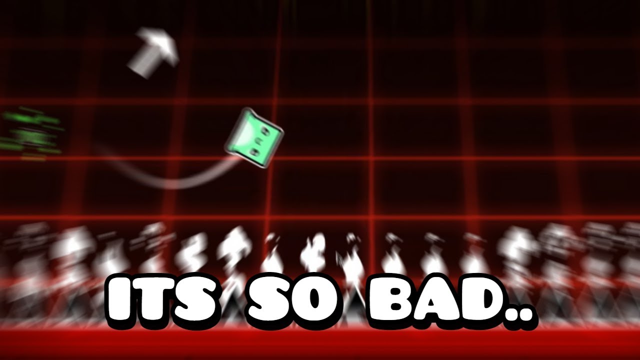 My First Geometry Dash Level Ever... - YouTube