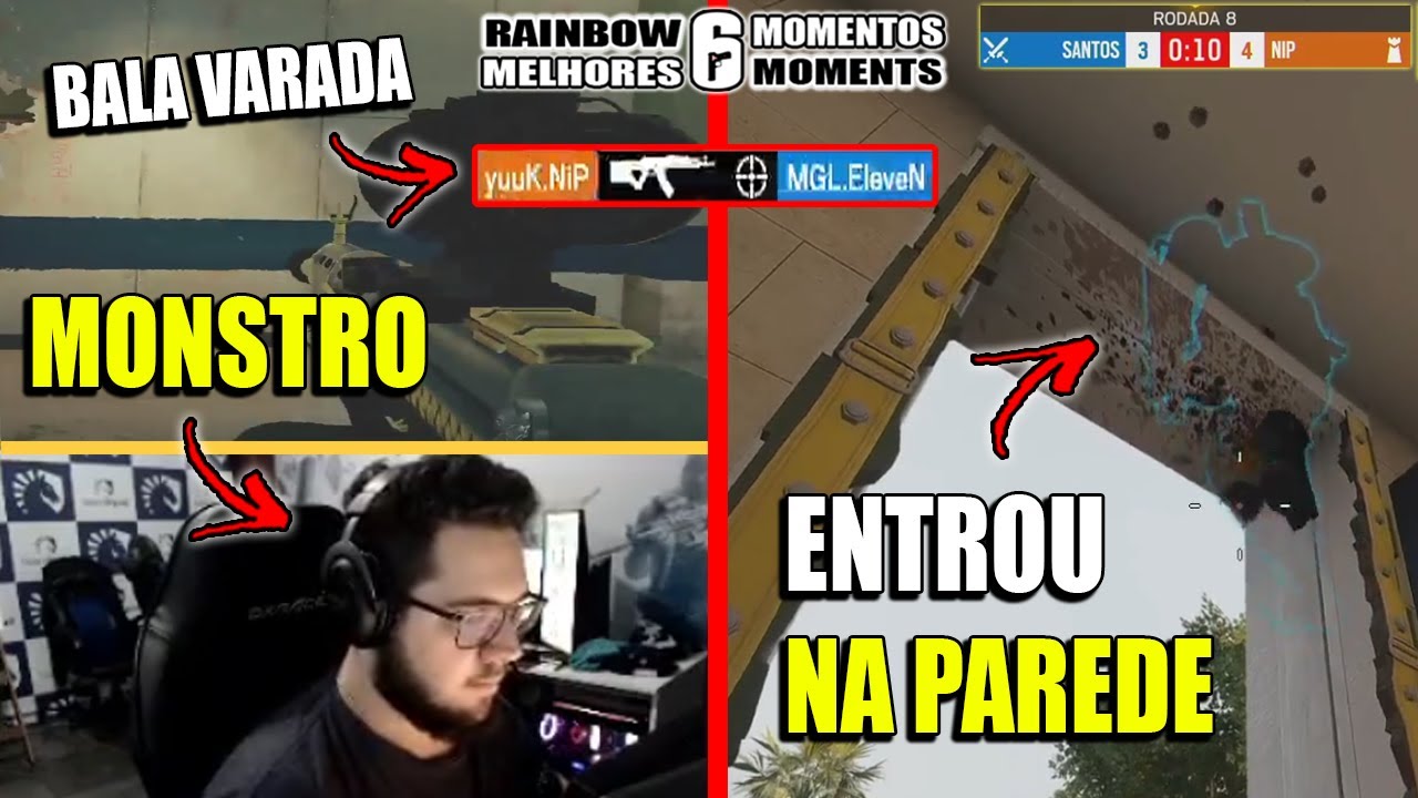WAG BUGANDO NA PAREDE NO BR6, BALINHA ABSURDA DO YUUK, CLUTCH DO PALUH ...