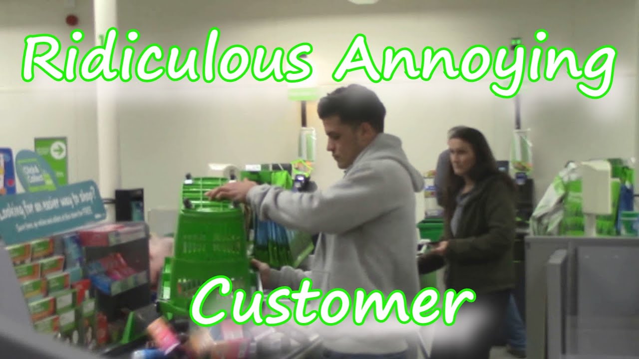 RIDICULOUS ANNOYING CUSTOMER PRANK - YouTube