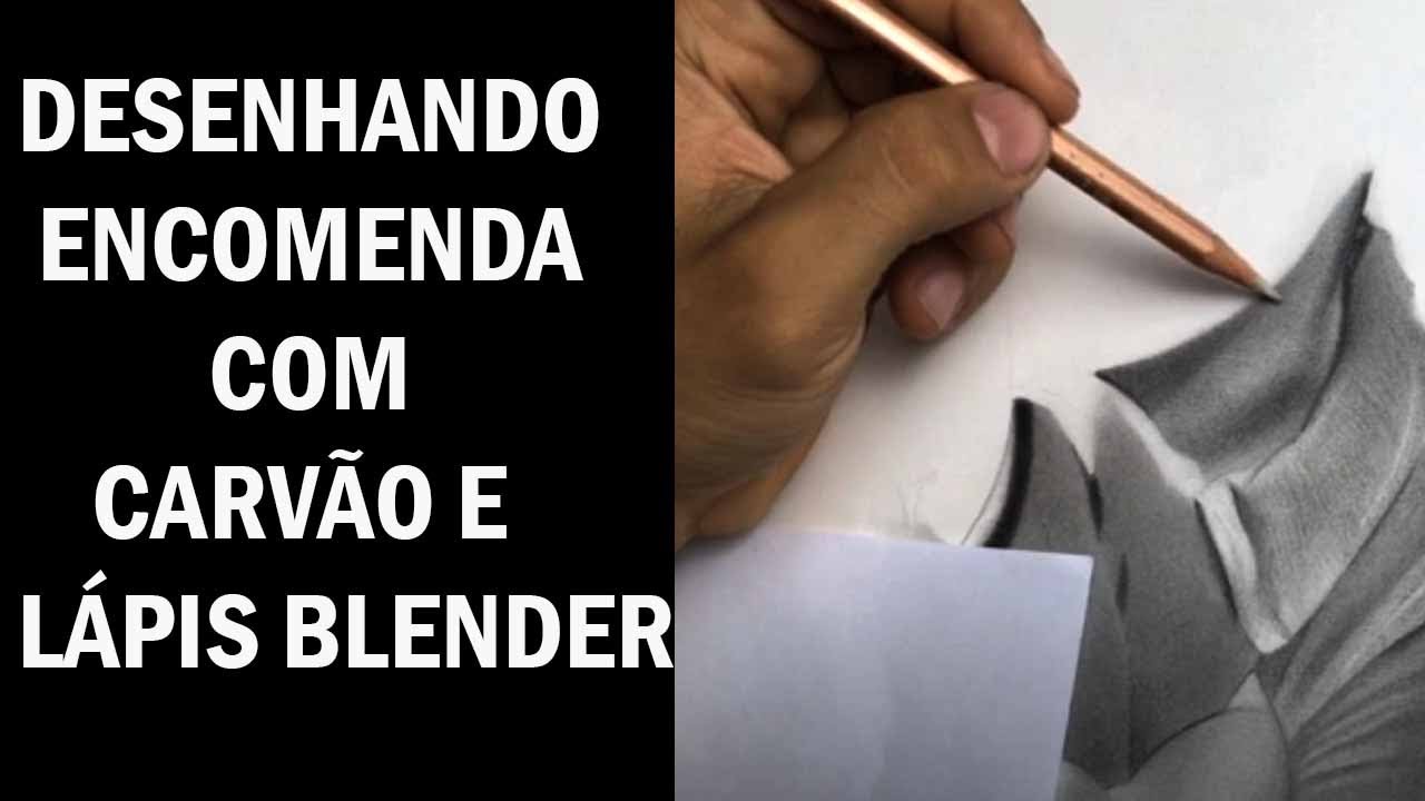 Charcoal Derwent and Blender Pencil - Hyperrealism Trying - YouTube