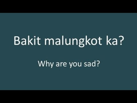 Useful FILIPINO 'WHY' Questions! (English-Tagalog Translation) - YouTube