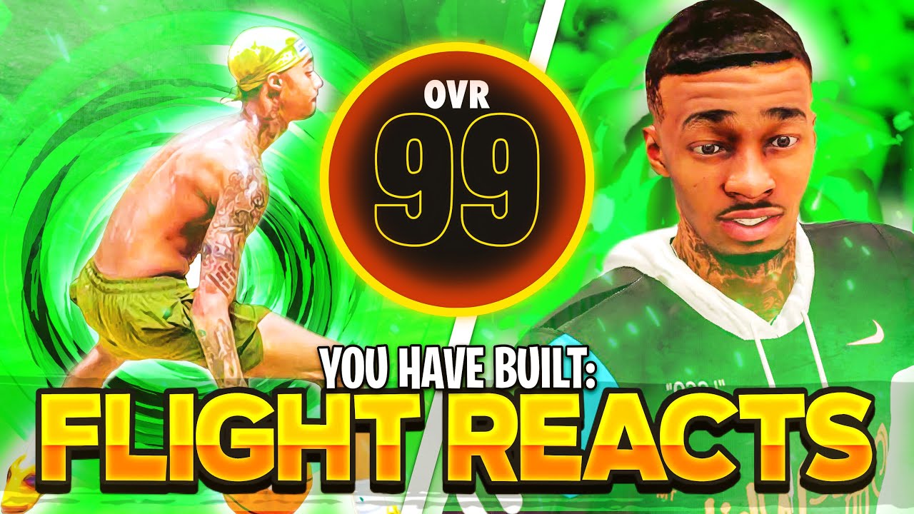 I made FLIGHT REACTS on NBA 2K21! Flight Reacts IRL Build, Jumpshot ...