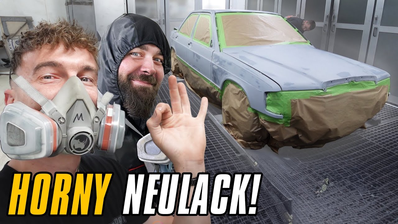 Mein 190er Baby Benz erstrahlt im neuen Lack 💎 - YouTube