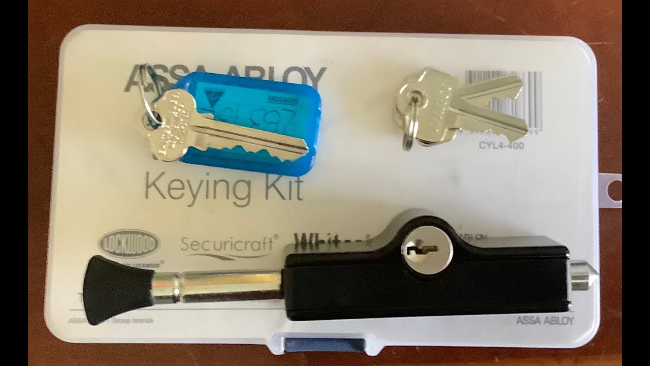 Rekeying Whitco locks - YouTube