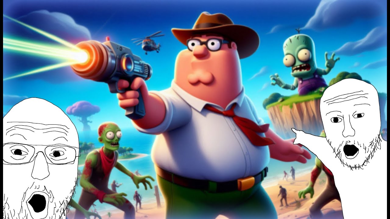 Can Peter Griffin Escape MrBeast's Fortnite Zombie Island??? - YouTube