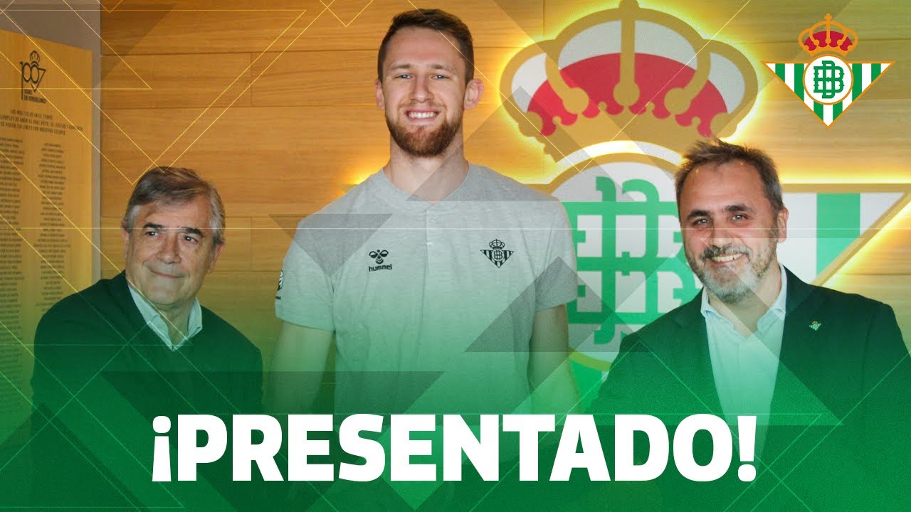 Presentación de Luke Fischer como jugador del Real Betis Baloncesto ...