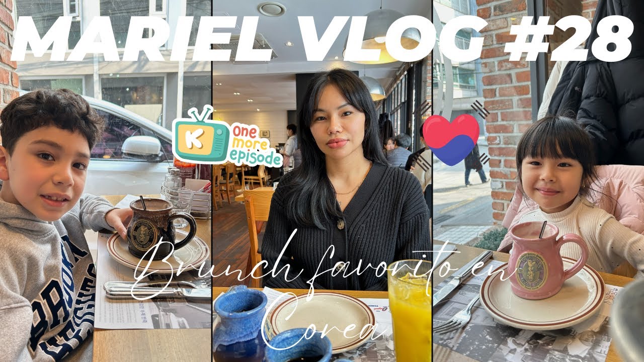 👨‍👩‍👧‍👦🥞Nuestro brunch favorito en Corea MARIEL VLOG #28 - YouTube