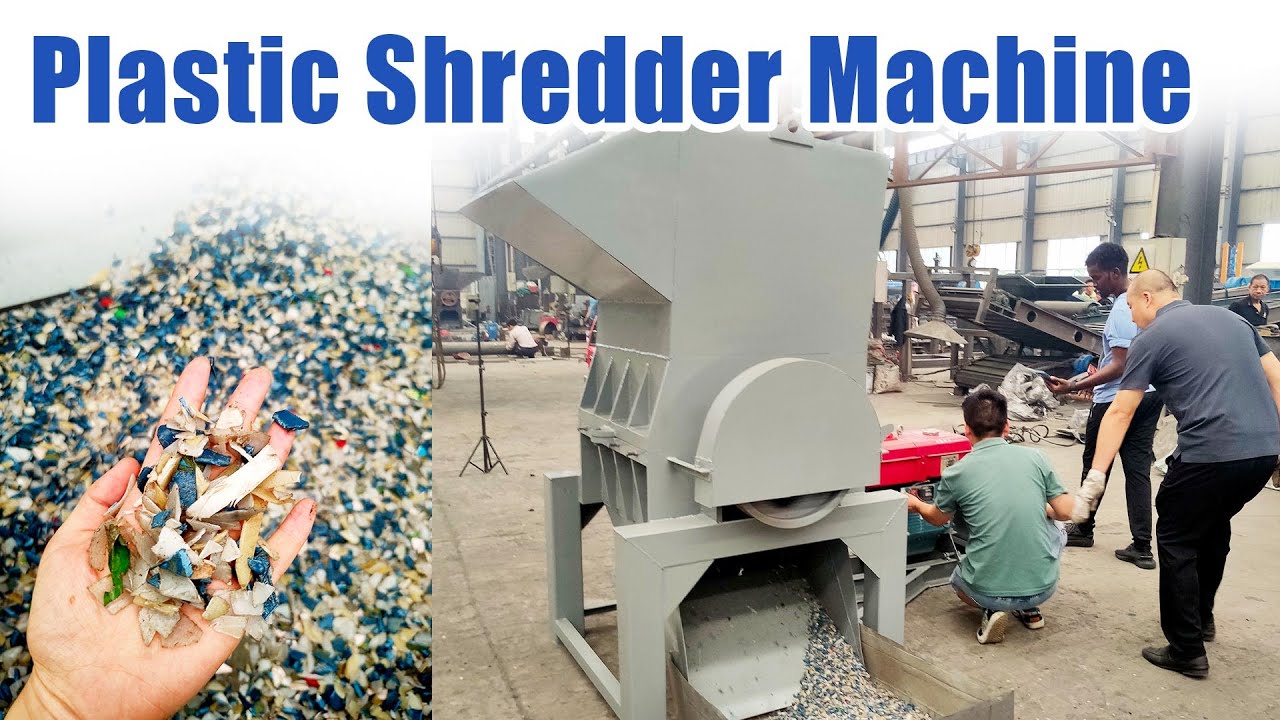 Plastic Recycling: See Our Plastic Shredder Machine in Action for ...