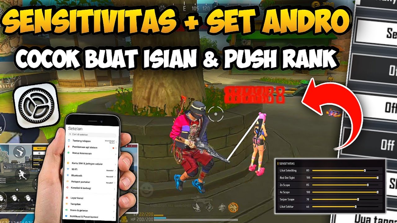 2025 VIRAL ( SENSI FF AUTO HEADSHOT ) ⚙️😱 PENGATURAN SENSITIVITAS FF AUTO HEADSHOT & SETTING ...