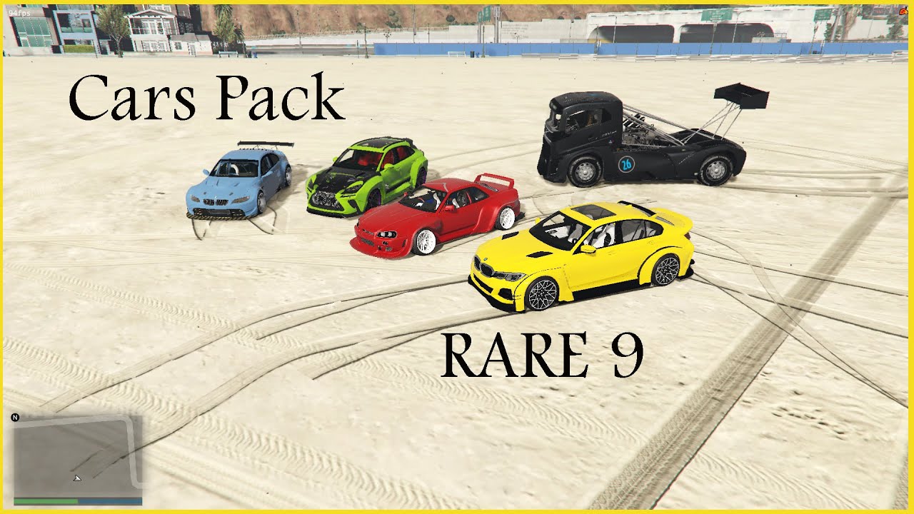 GTA 5 Cars Pack RARE 9 FiveM ready - YouTube
